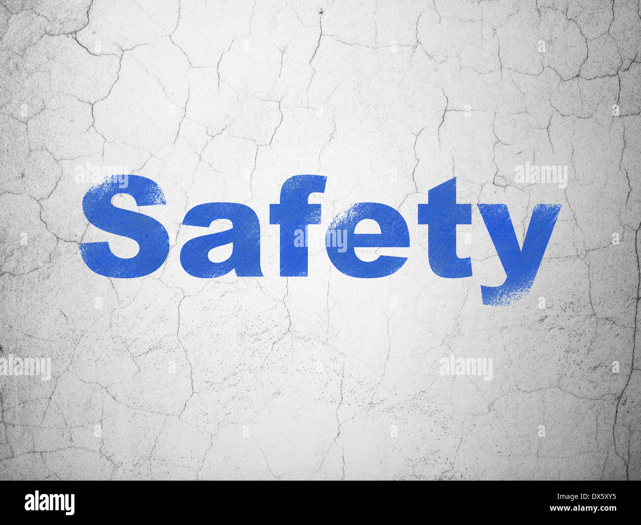 Protection concept: Safety on wall background Stock Photo - Alamy