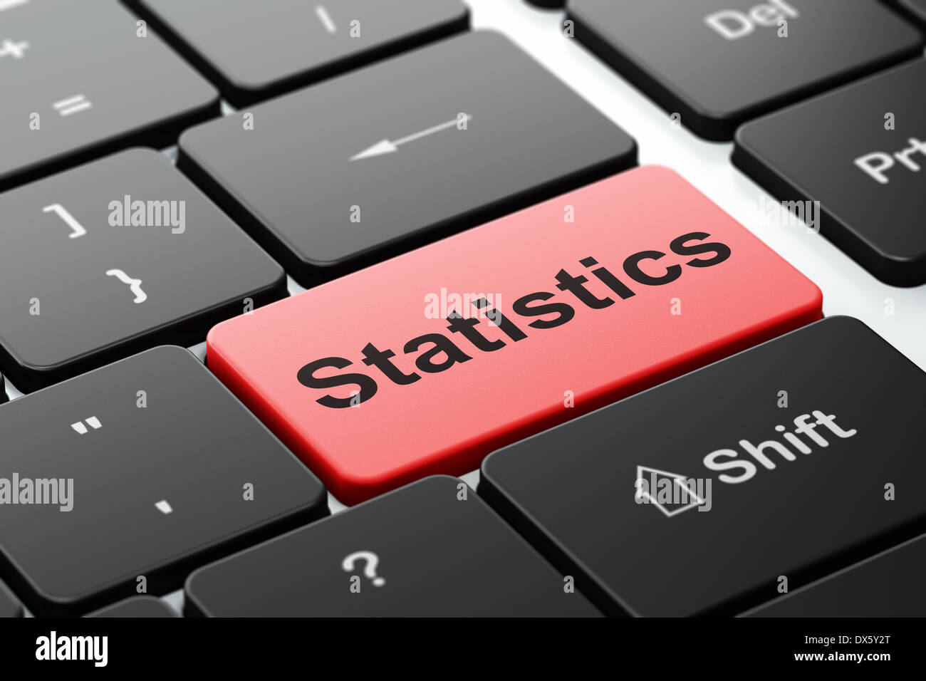 Business concept: Statistics on computer keyboard background Stock ...