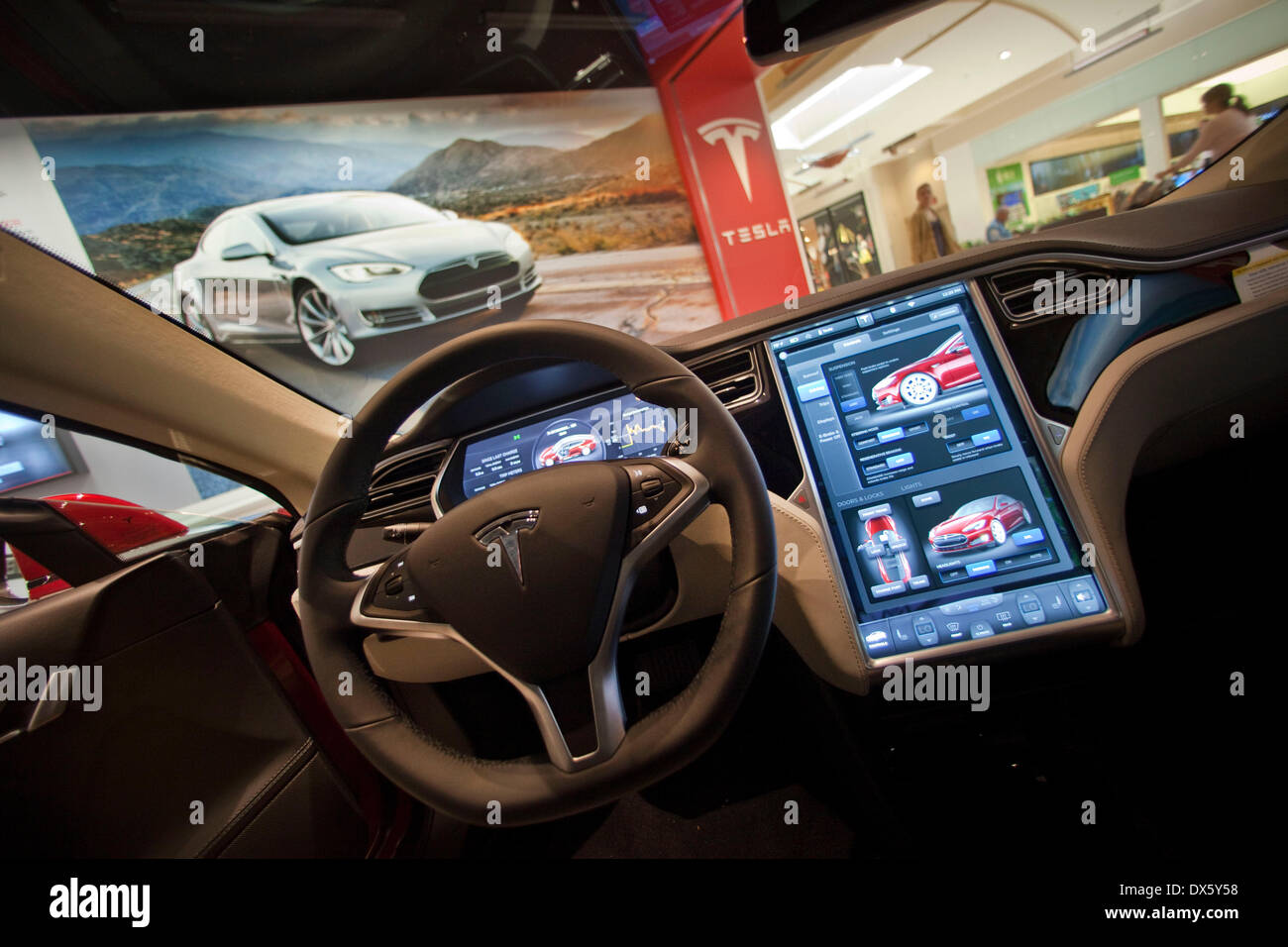 Mission Viejo, California, USA. 18th Mar, 2014. 17 inch touch screen in ...