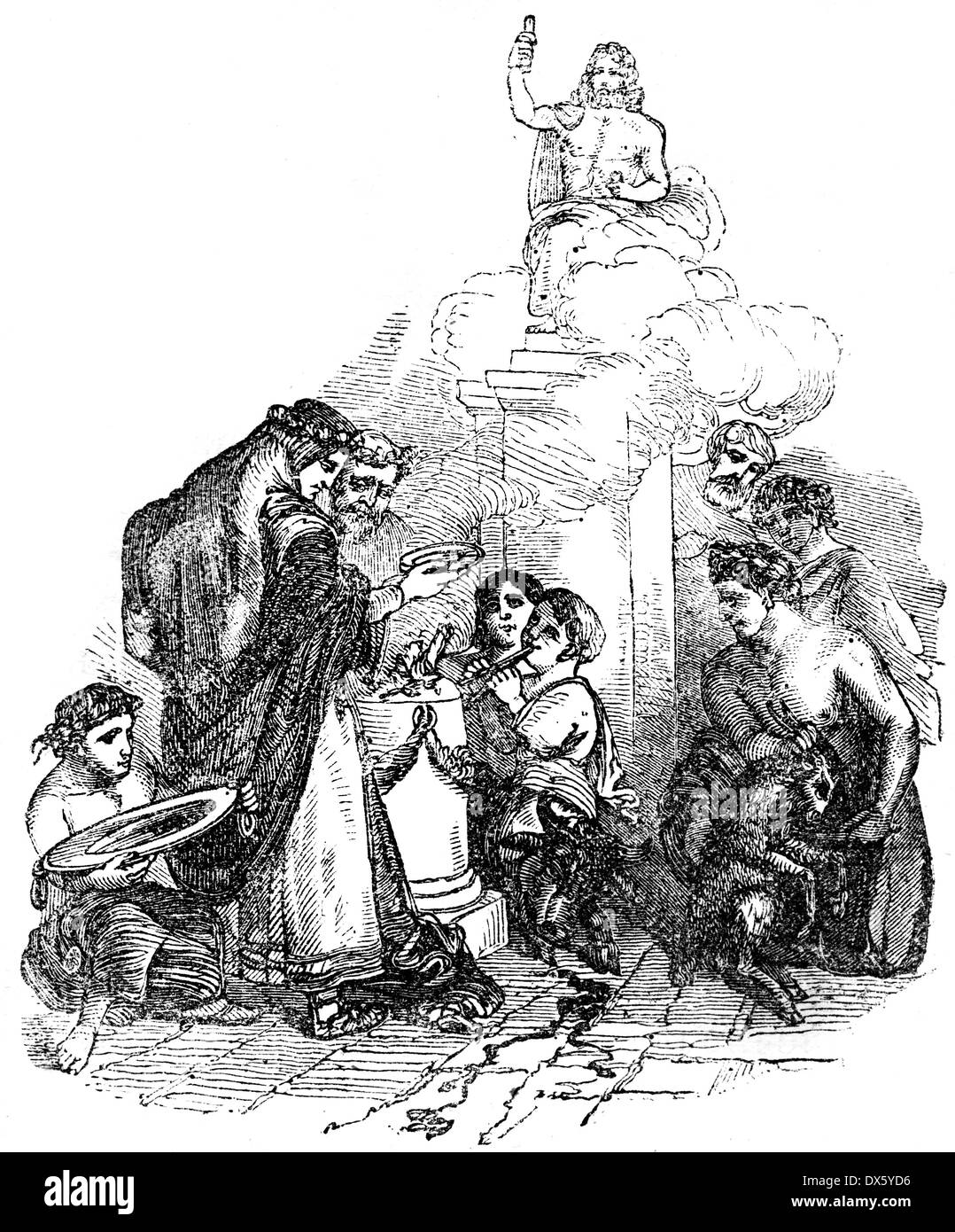 Sacrifice scene Black and White Stock Photos & Images - Alamy