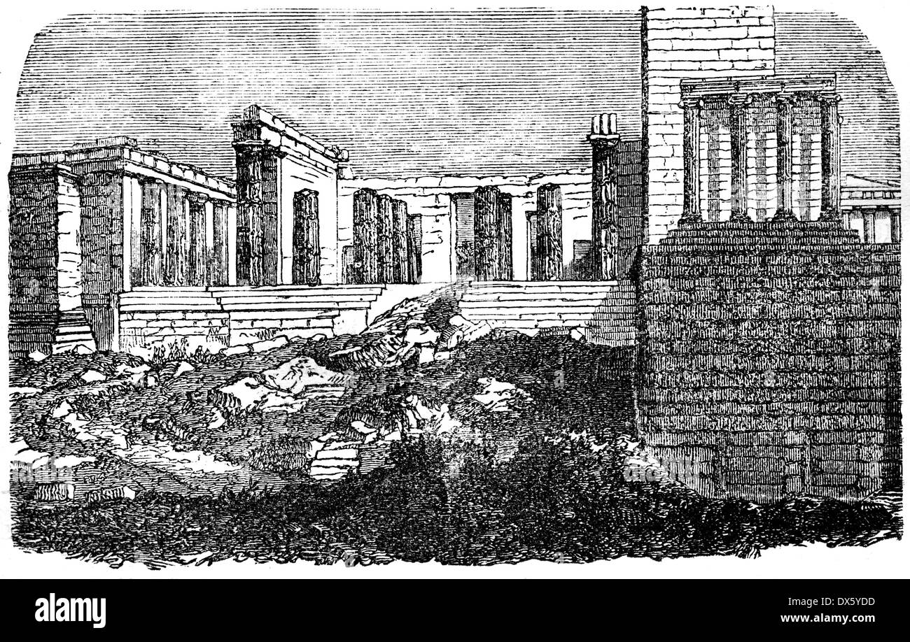 Greek architecture illustration hi-res stock photography and images - Alamy