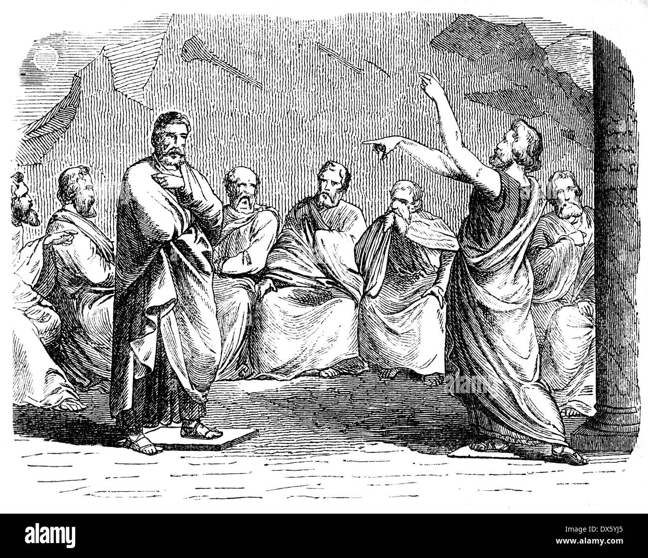 Ancient Greek Council Meeting