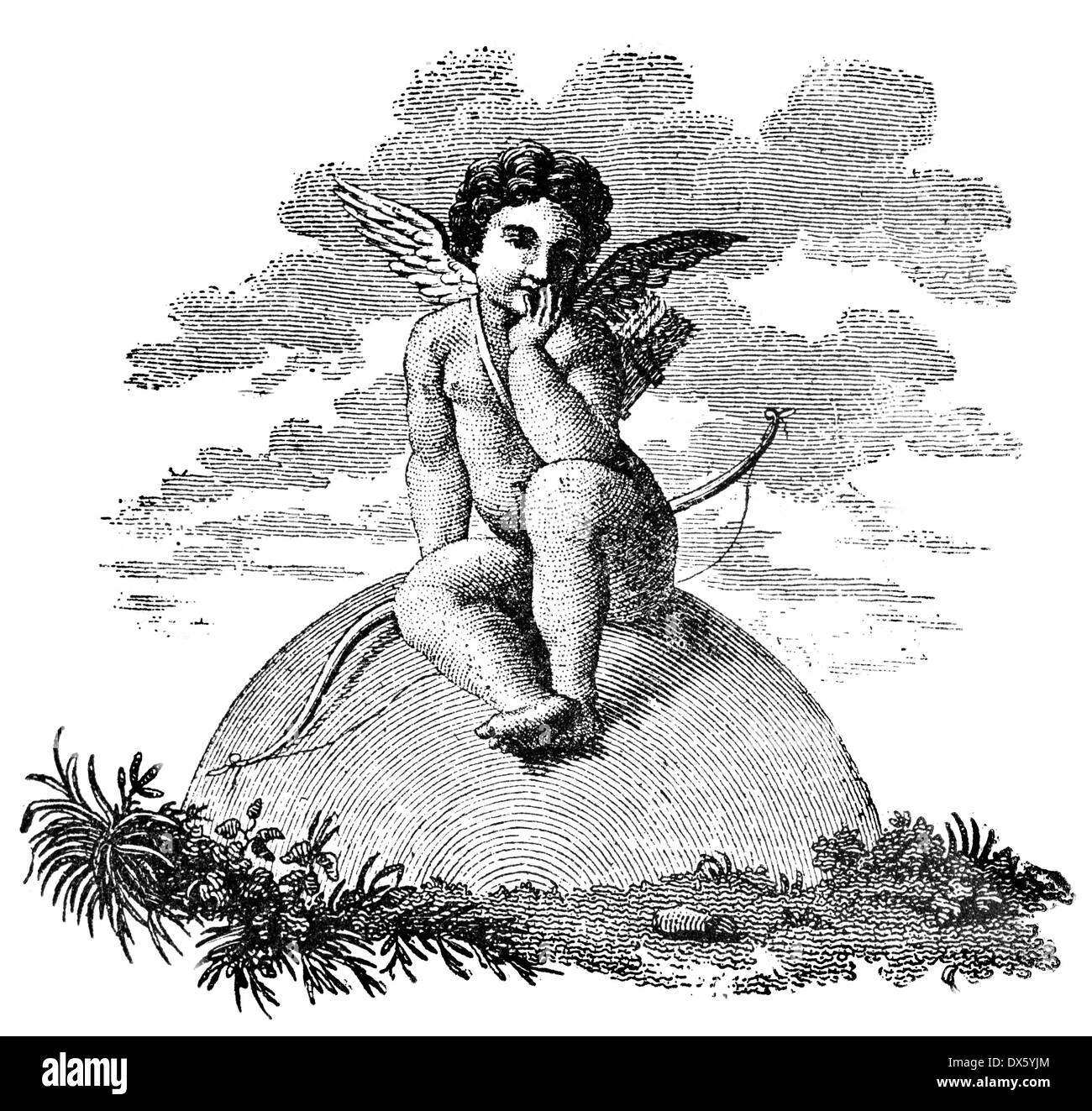 Cupid illustration hi-res stock photography and images - Alamy