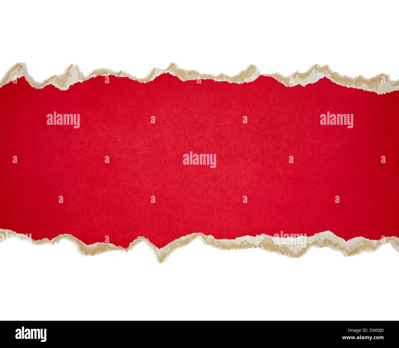 Torn paper borders isolated on white Stock Photo - Alamy