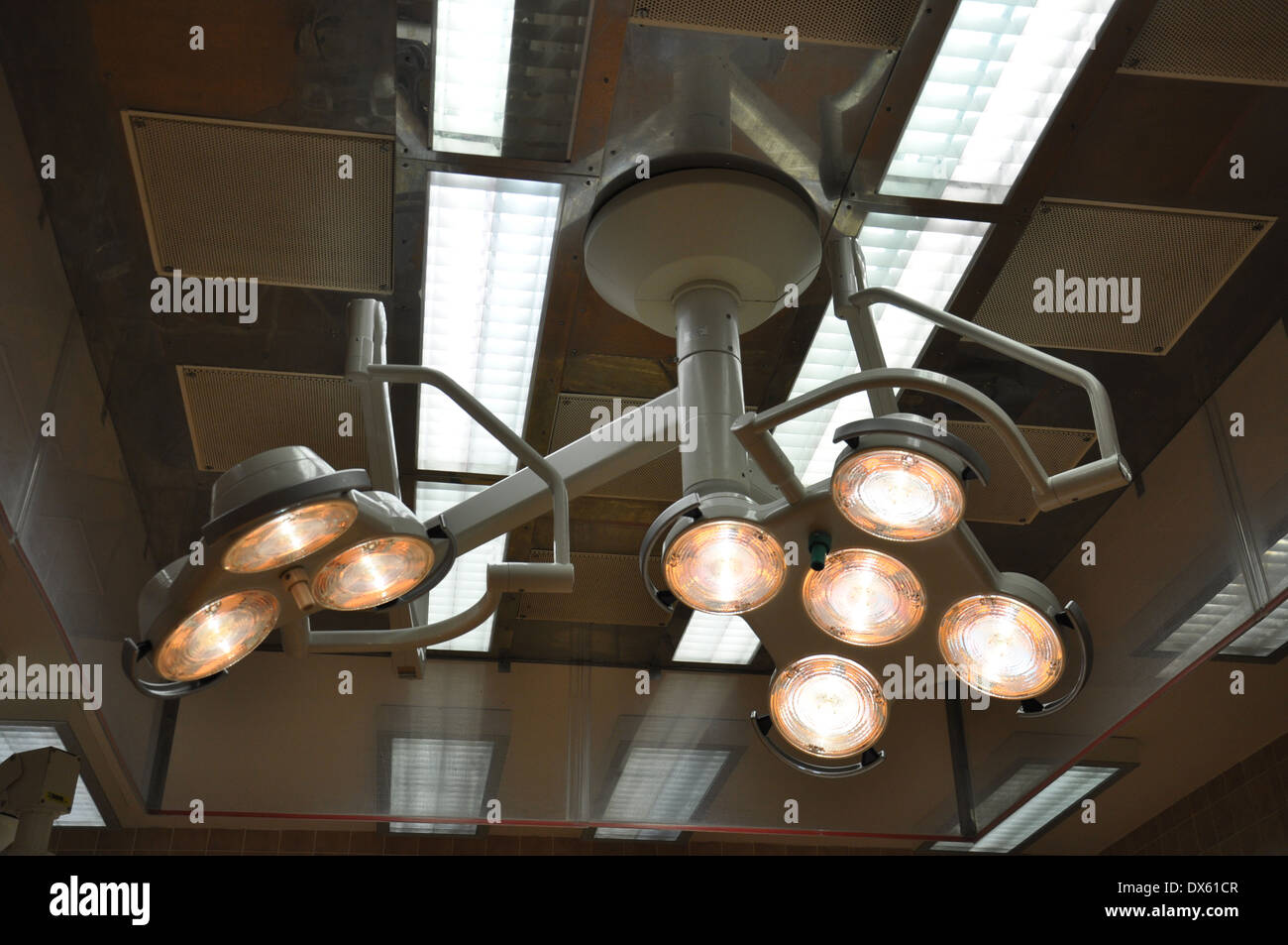The lights in the operating room Stock Photo - Alamy