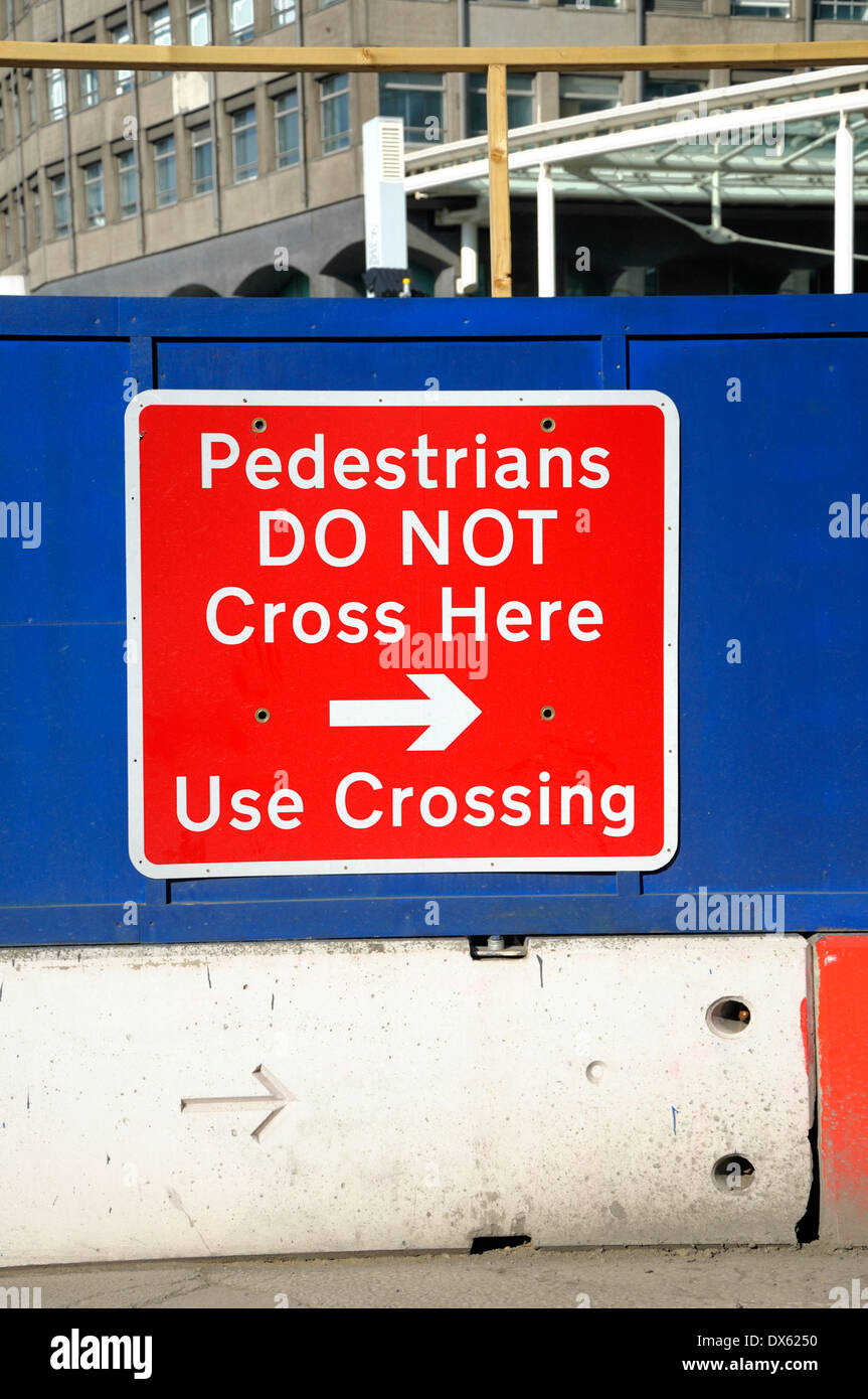 London england uk warning hi-res stock photography and images - Alamy