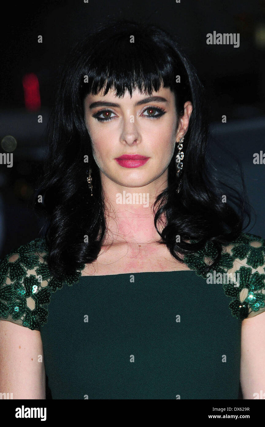 Krysten Ritter at the 'Late Show with David Letterman' studio in New ...
