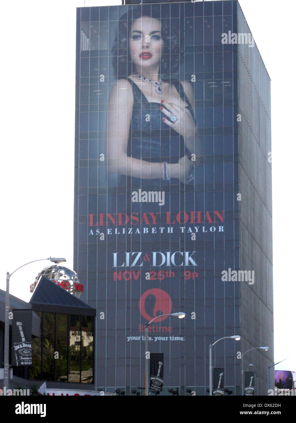 A huge new advertisement for Lindsay Lohan's upcoming Lifetime TV movie ...