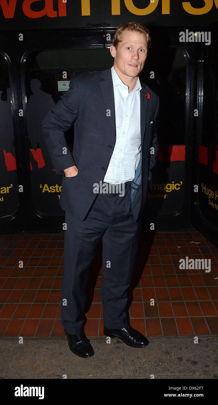 Josh Lewsey Attends the 5th anniversary performance of 'War Horse' at ...