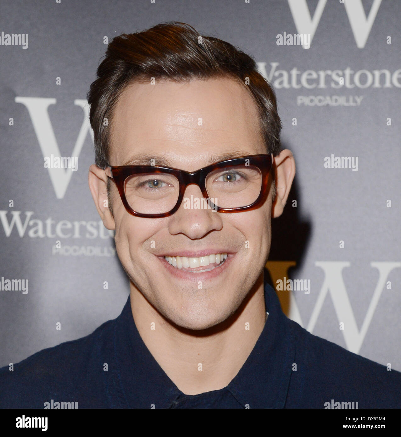 Will Young signs copies of his book 'Funny Peculiar' at Waterstones ...