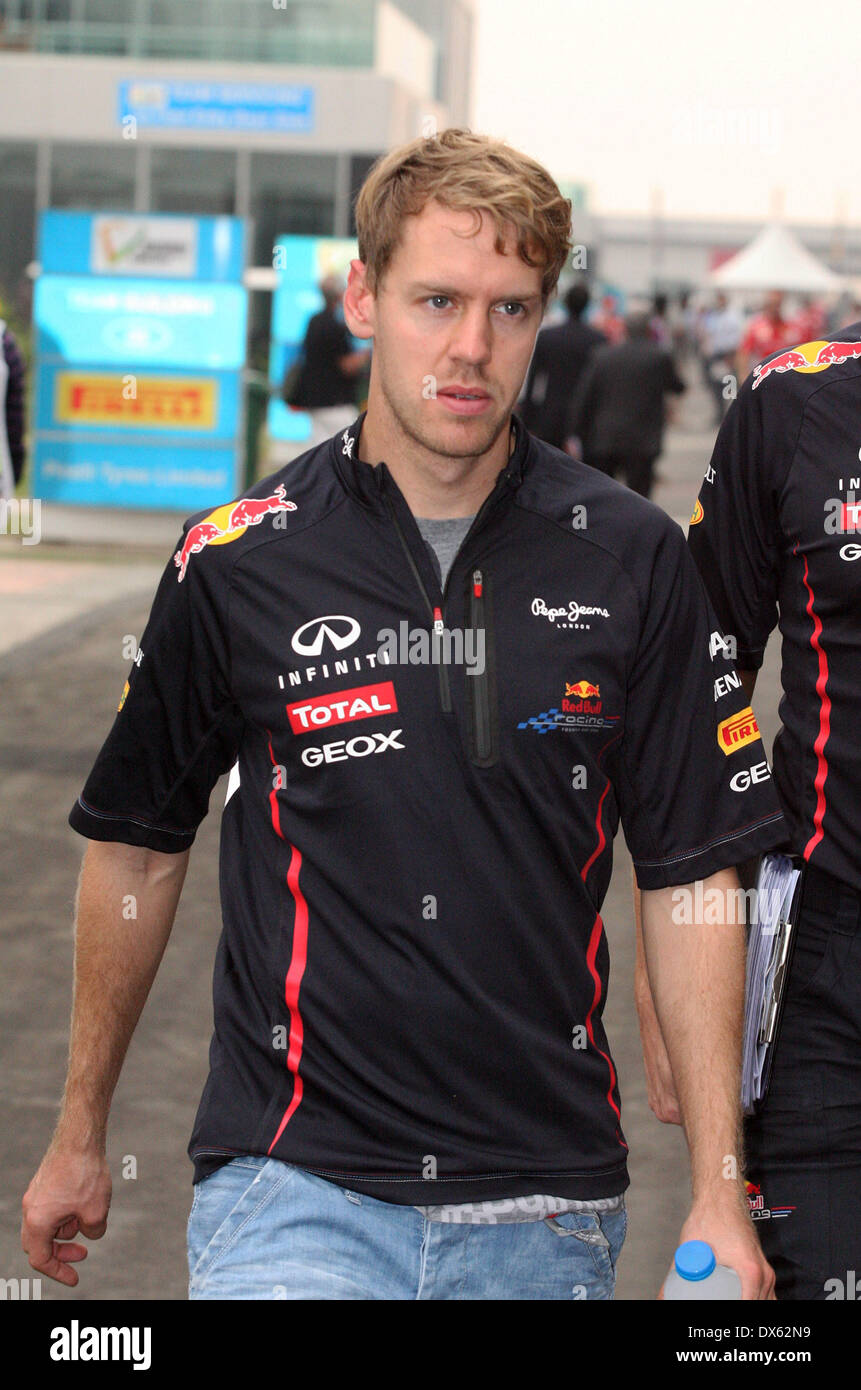 Sebastian Vettel F1 Formula One - Indian Grand Prix - Buddh ...