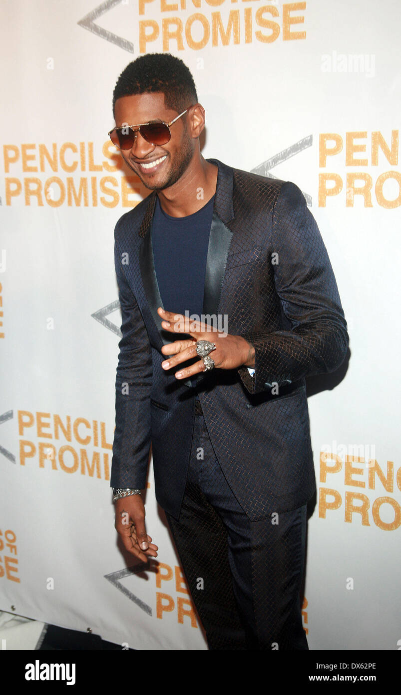 Usher Second Annual Pencils Of Promise Gala at Guastavino's Featuring: Usher Where: New York ...