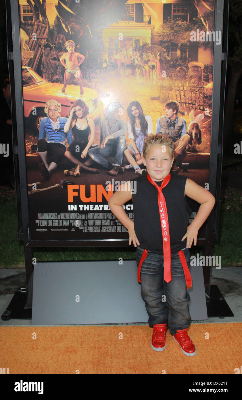 Jackson Nicoll The premiere of Paramount Pictures' 'Fun Size' at ...
