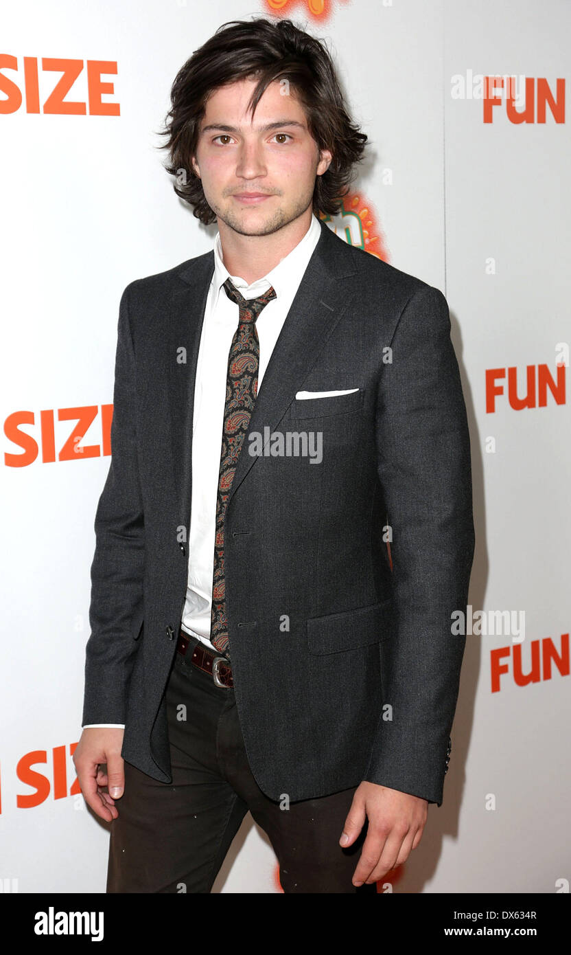 Thomas McDonell The premiere of Paramount Pictures' 'Fun Size' at ...