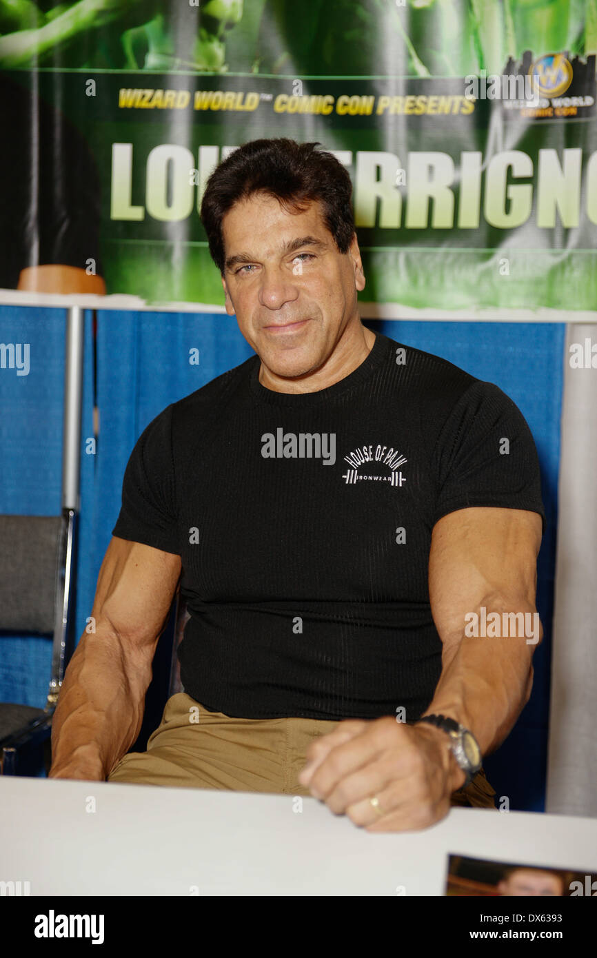 Lou Ferrigno at Comic Con Austin Featuring: Lou Ferrigno Where: Texas ...