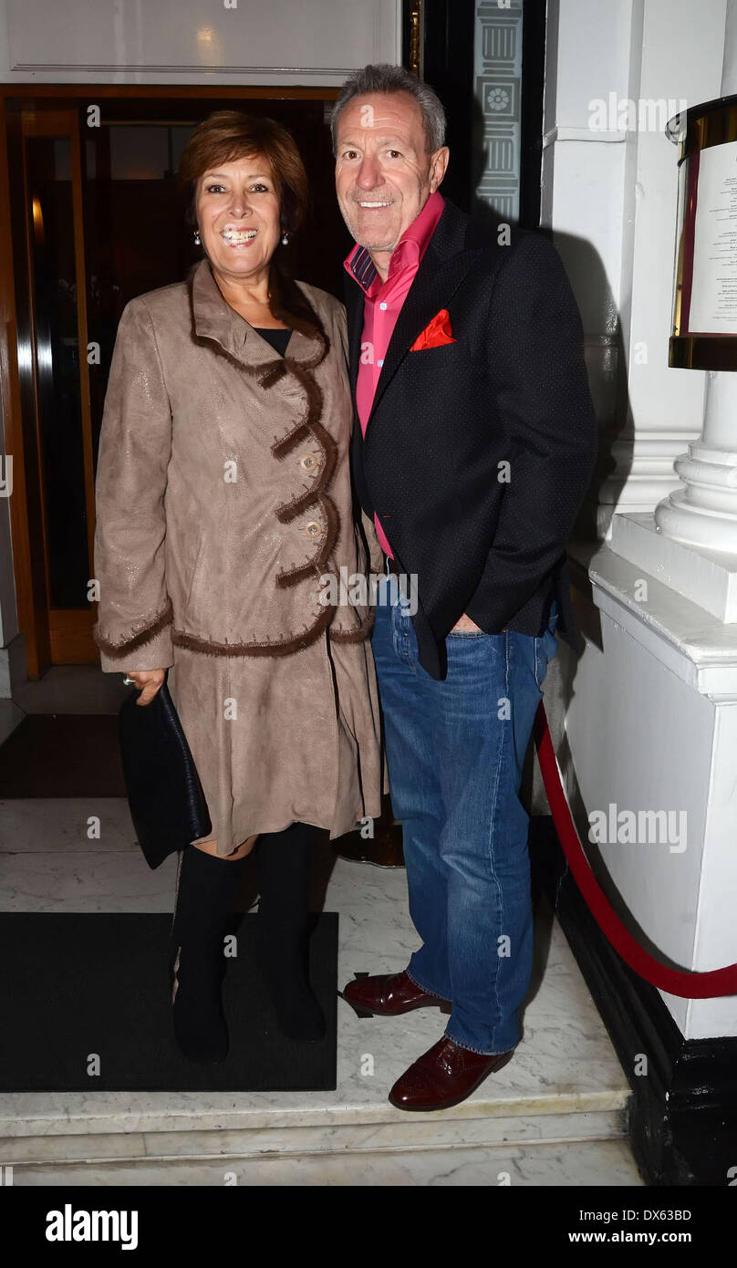 Lynda Bellingham and Michael Pattemore attending Oscar Wilde's 158th ...