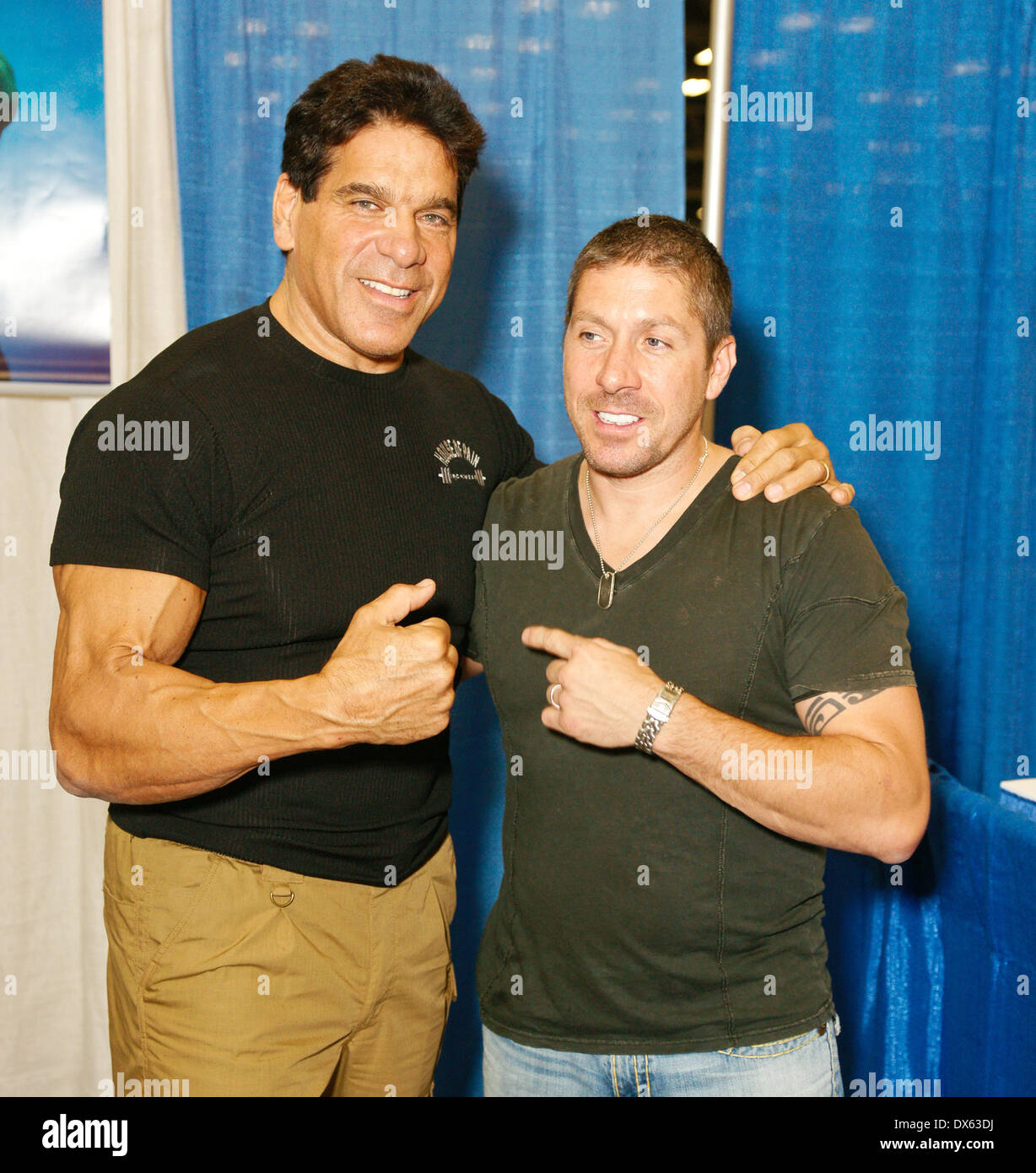 Lou Ferrigno and Ray Parker at Comic Con Austin Featuring: Lou Ferrigno ...
