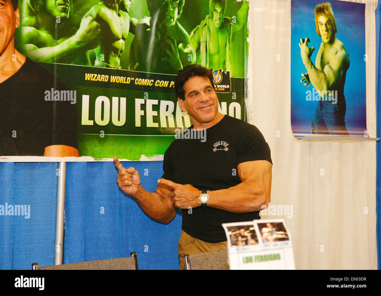 Lou Ferrigno at Comic Con Austin Featuring: Lou Ferrigno Where: Texas ...