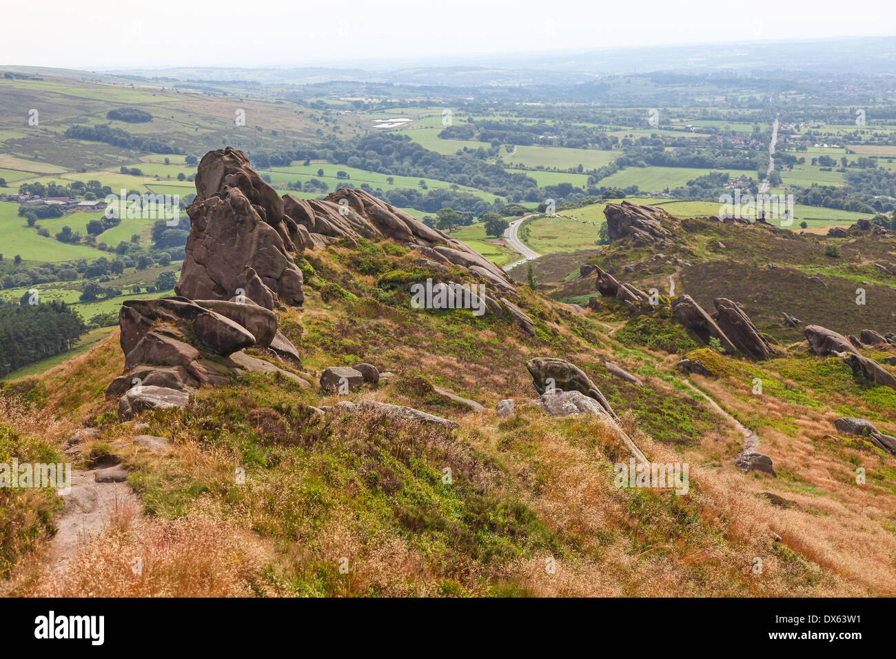 Ramshaw Rocks The Roaches Staffordshire Stock Photo - Alamy