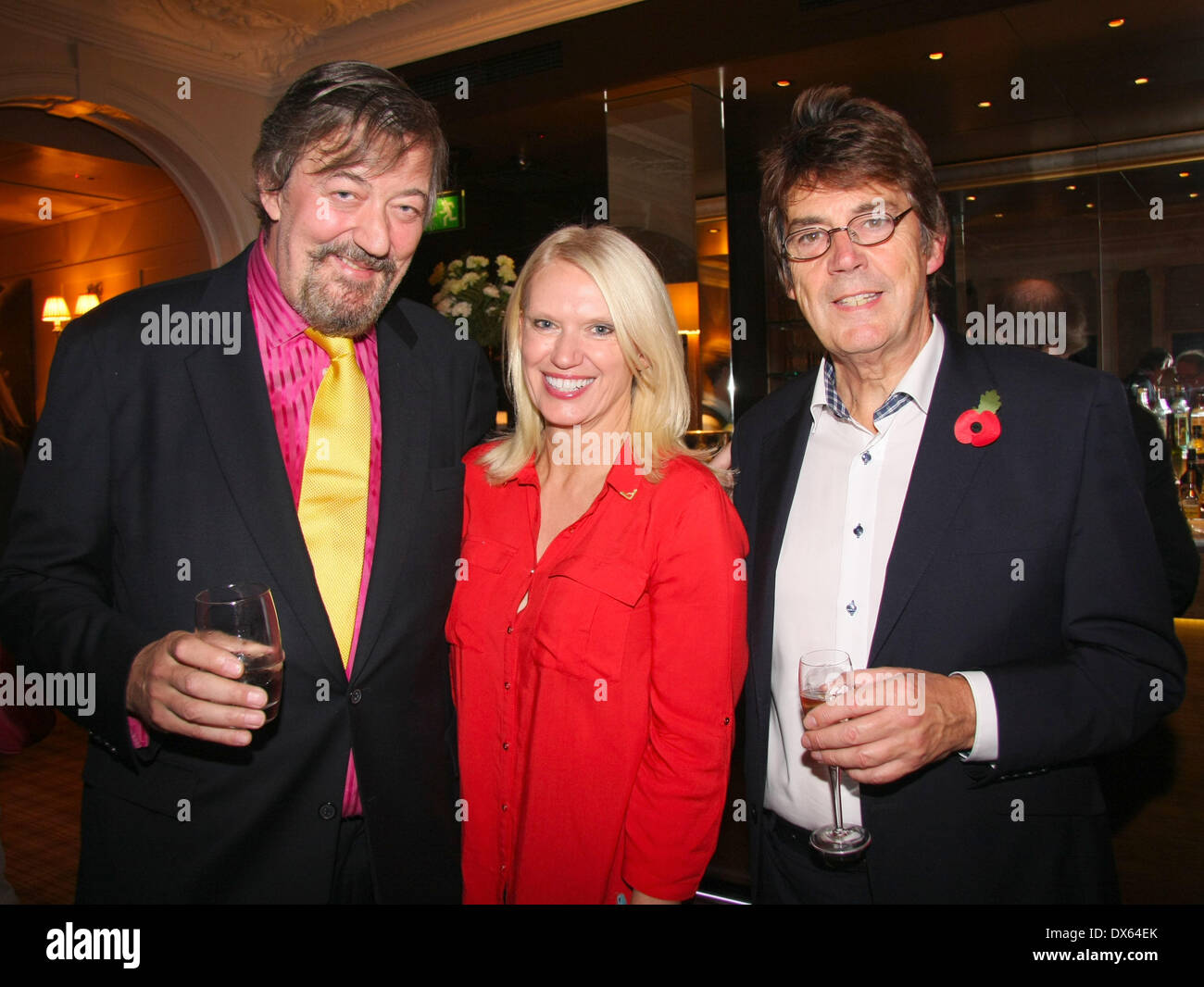 Stephen Fry, Anneka Rice and Mike Reed attending Oscar Wilde's 158th ...