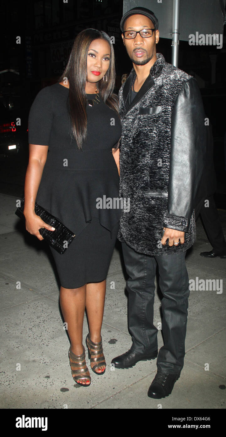 Rza and Talani Rabb 'The Man With The Iron Fists' screening at the ...