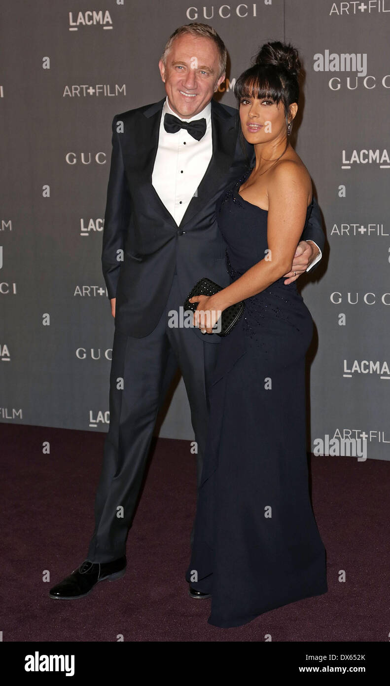 Francois-Henri Pinault and Salma Hayek LACMA 2012 Art + Film Gala ...