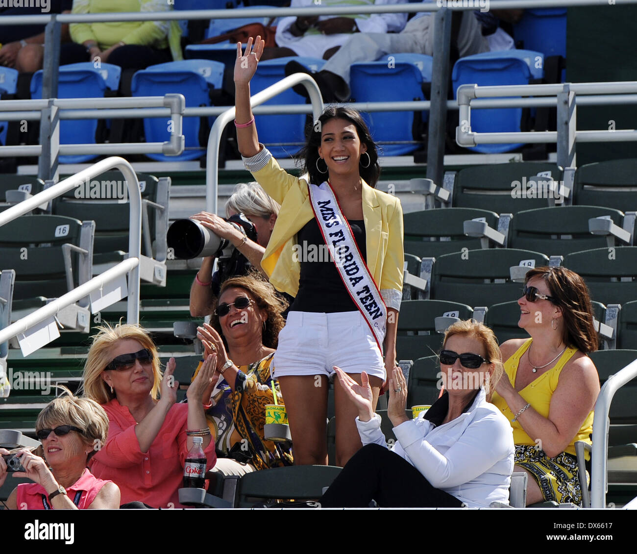 Miss Florida Teen 2012 participates in the Chris Evert Raymond James ...