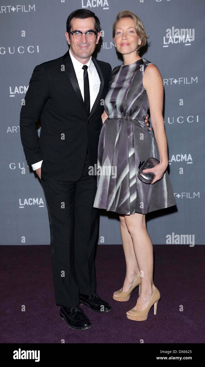 Ty Burrell, Holly Burrell LACMA 2012 Art + Film Gala Honoring Ed Ruscha ...