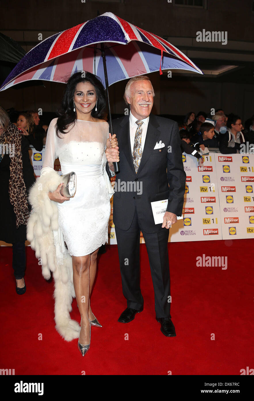 Bruce Forsyth and wife Wilnelia The Daily Mirror Pride of Britain ...