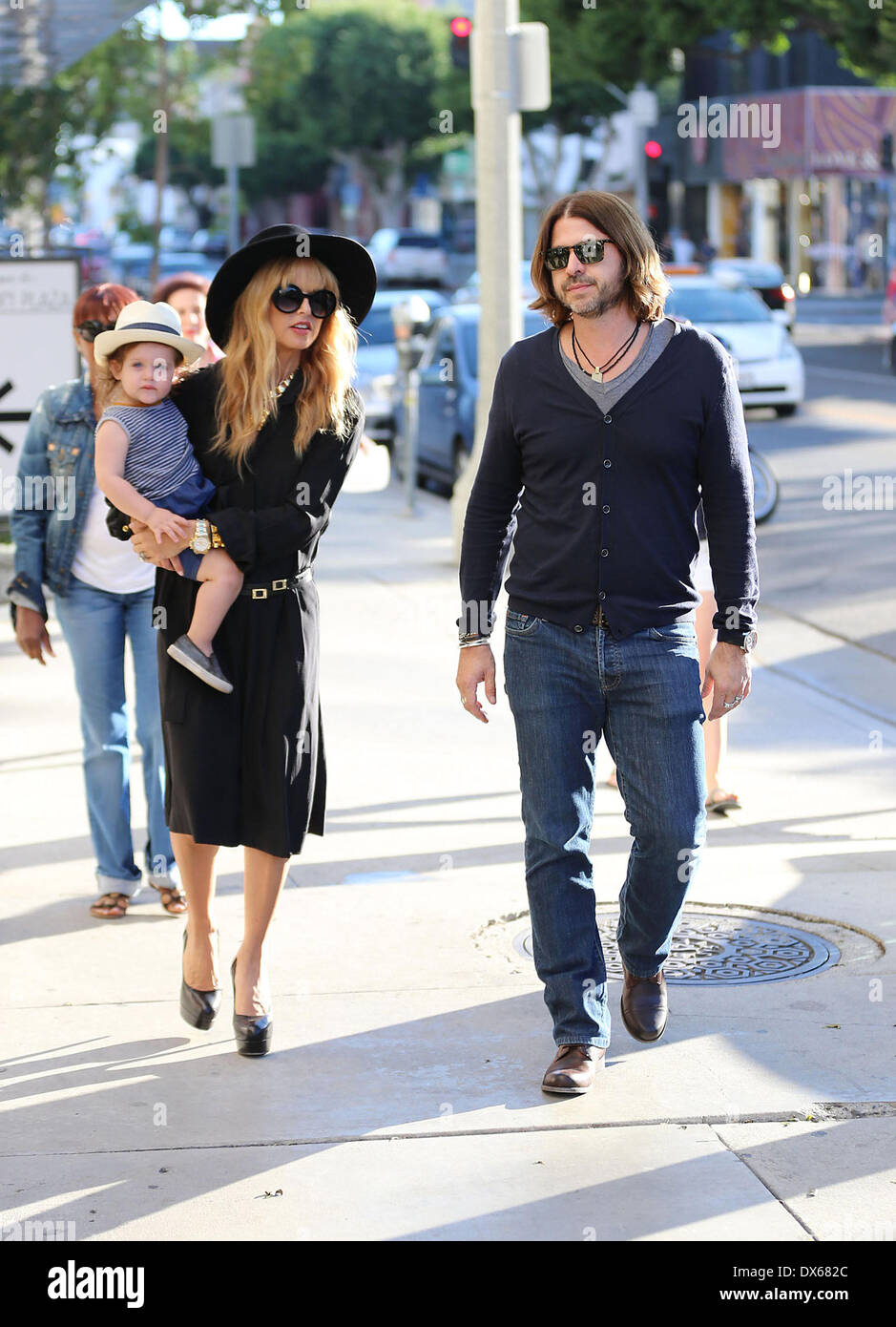 Rachel Zoe, son Skyler and Roger Berman Rachel Zoe films a segment for ...