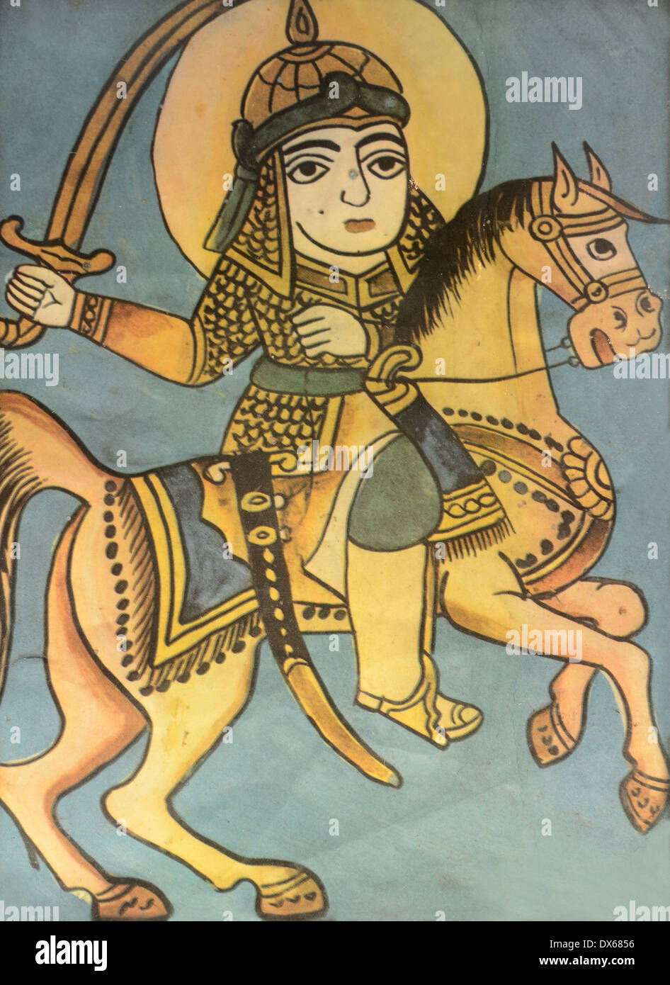 Iranian Miniature of Ali, the Cousin & Son-in-Law of the Islamic ...