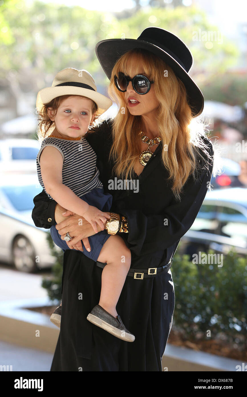 Rachel Zoe and son Skyler Rachel Zoe films a segment for her Reality TV ...