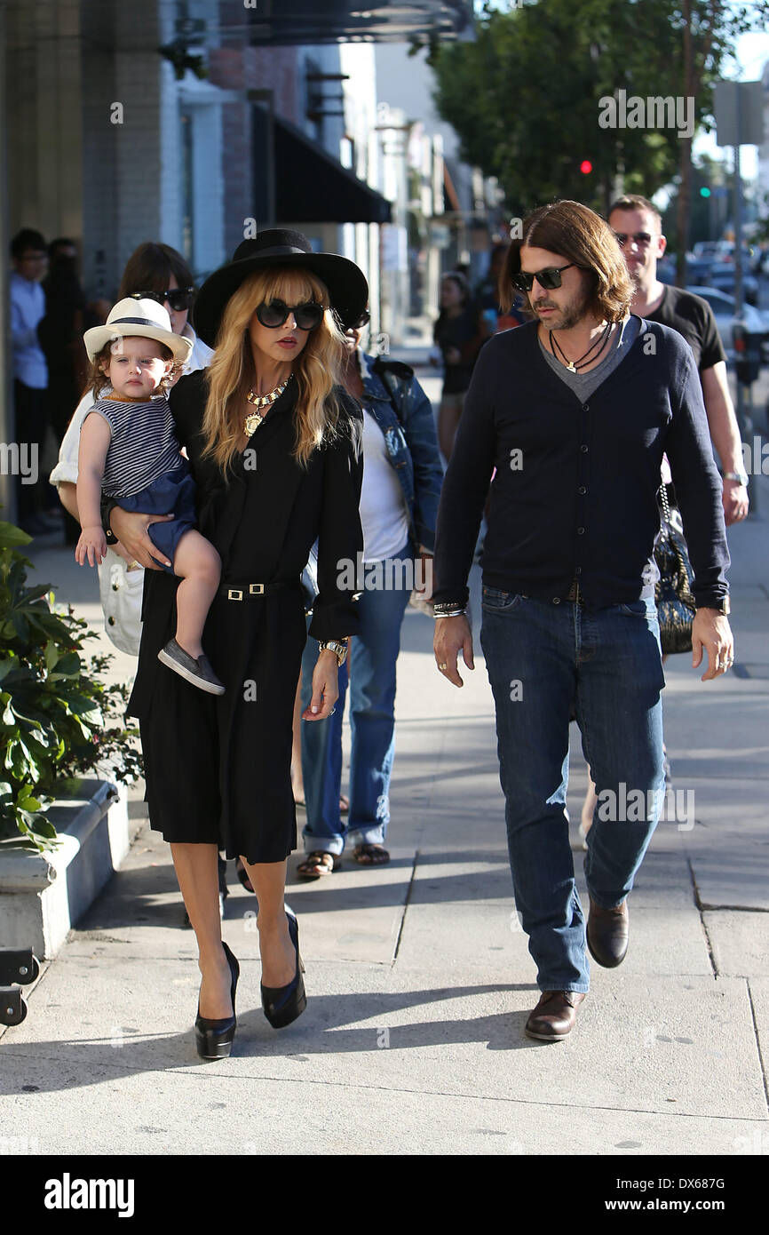 Rachel Zoe, Roger Bermand and son Skyler Rachel Zoe films a segment for ...