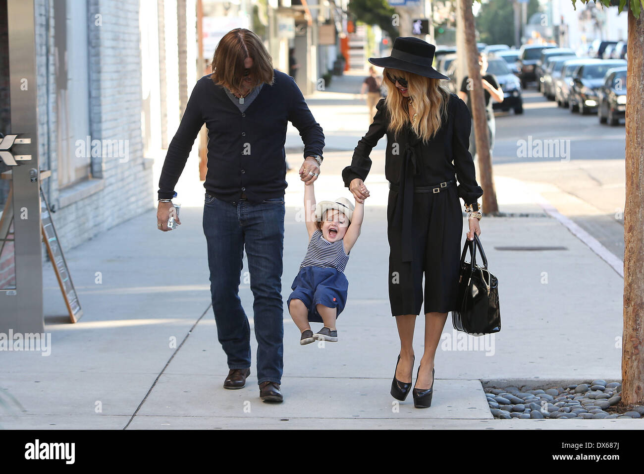 Rachel Zoe, Roger Berman and Skyler Rachel Zoe films a segment for her ...
