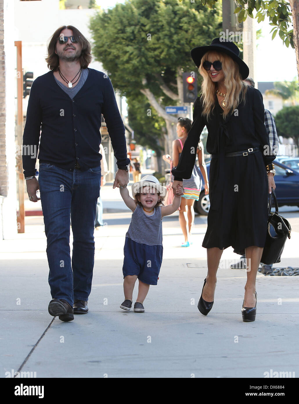 Rachel Zoe, Roger Berman and son Skyler Rachel Zoe films a segment for ...