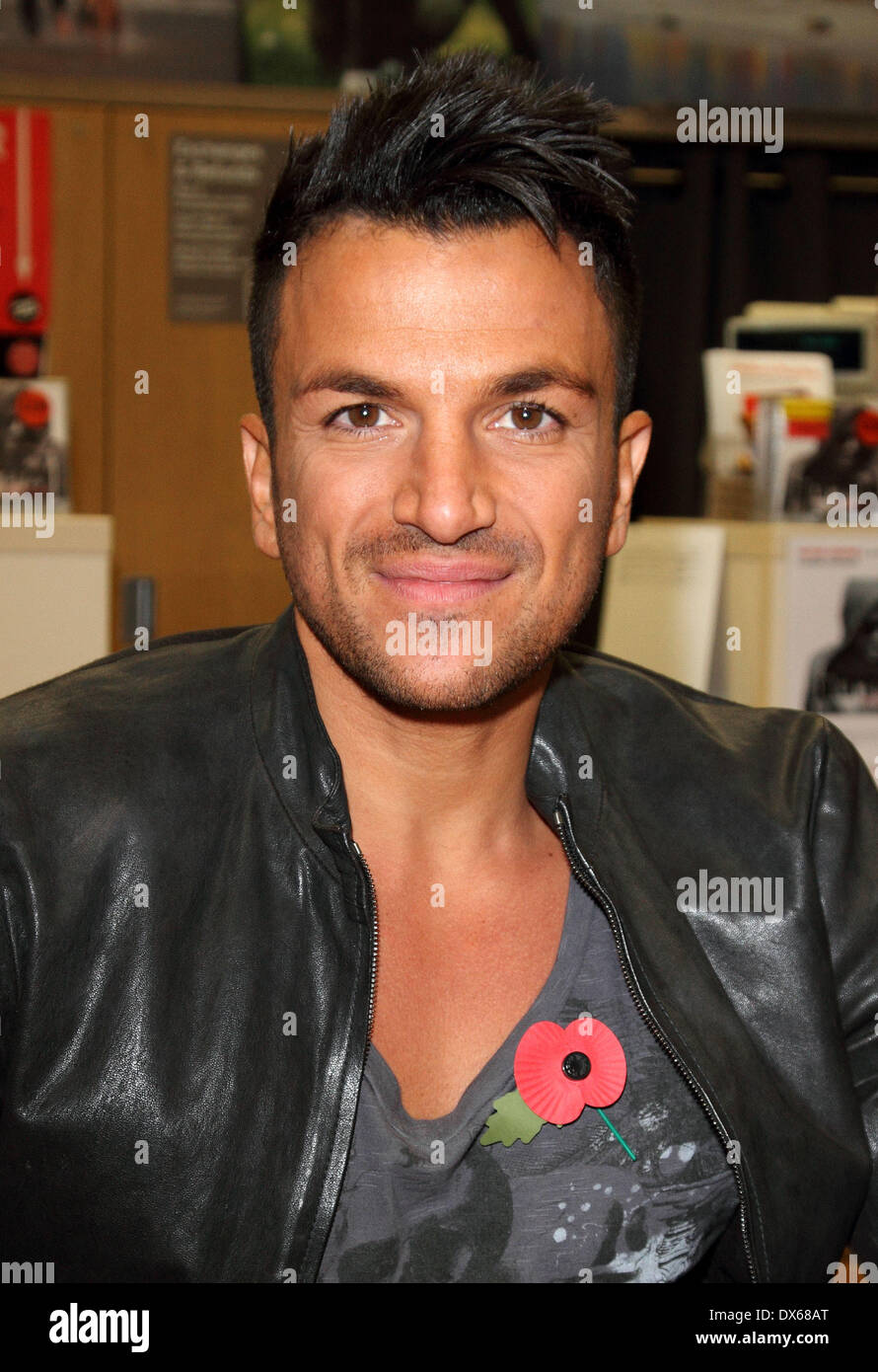 Peter Andre meets fans and signs copies of his new album 'Angels ...