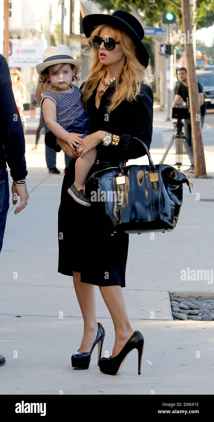 Rachel Zoe and her son Skyler Morrison Berman Rachel Zoe films a ...