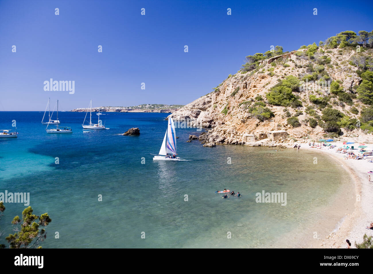 Cala Moli, Ibiza Stock Photo - Alamy