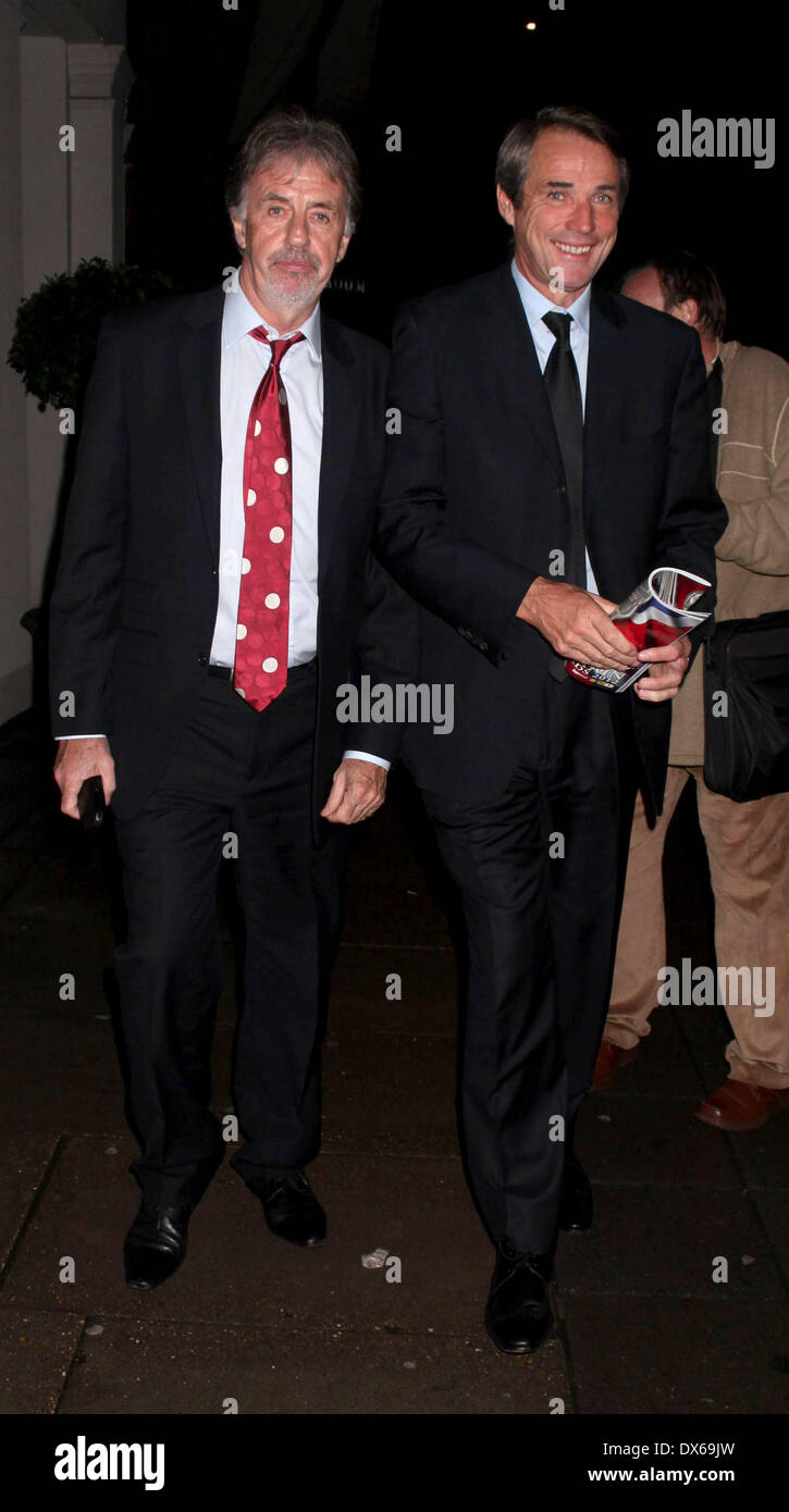 Mark Lawrenson and Alan Hansen leaving The Daily Mirror Pride of ...