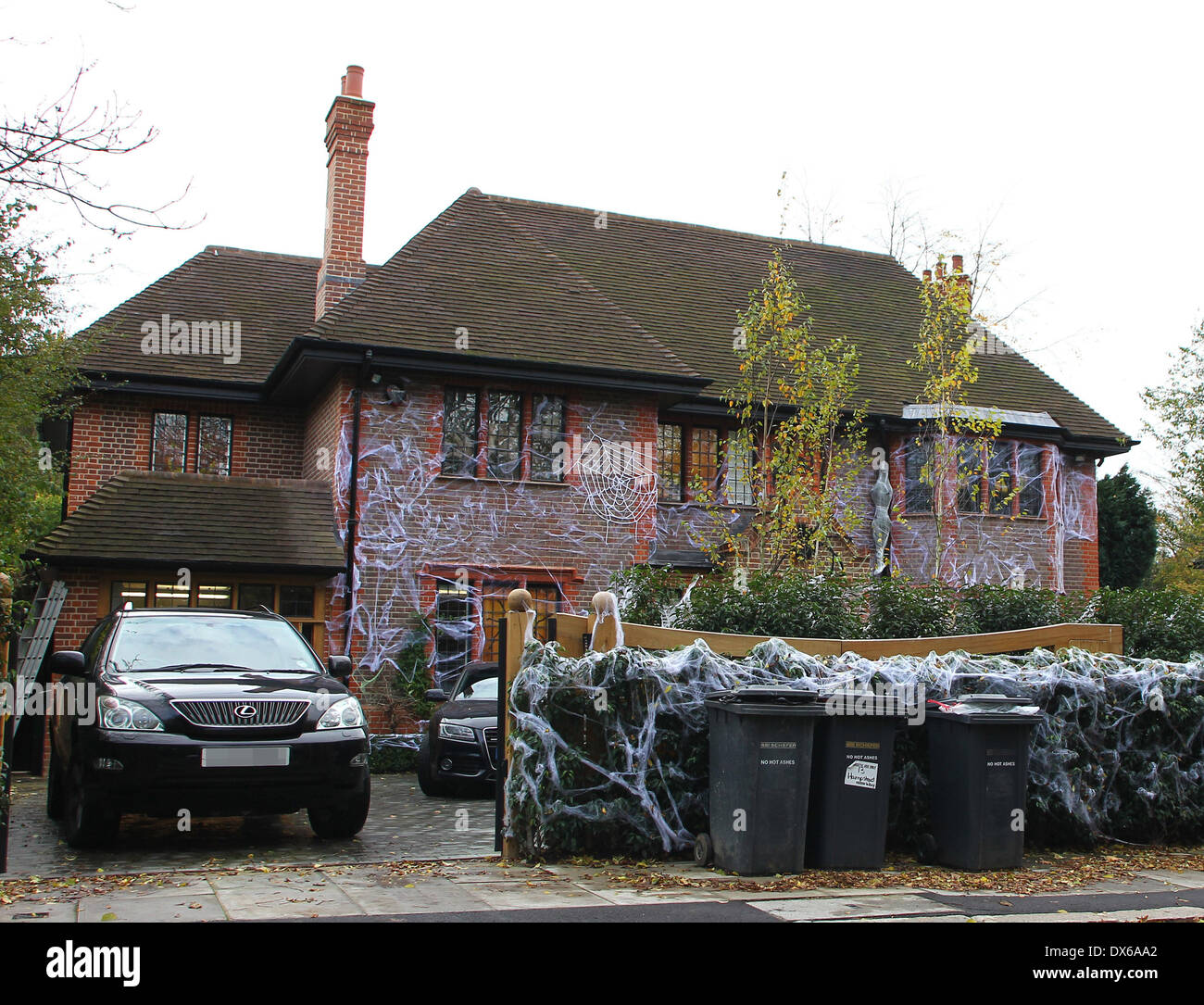Jonathan Ross' neighbour's house Preparations are underway at Jonathan ...