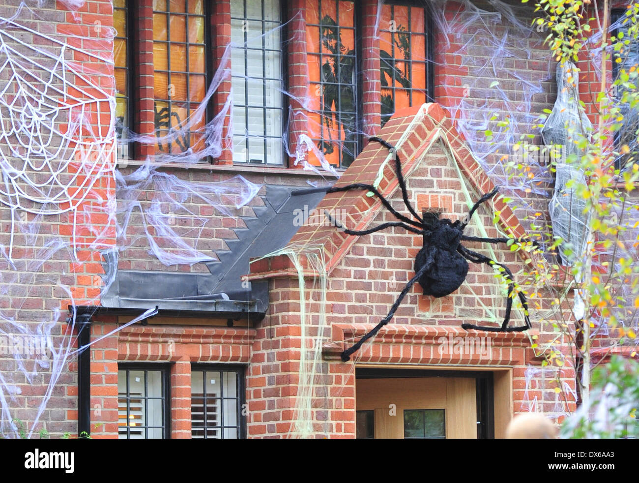 Jonathan Ross' neighbour's house Preparations are underway at Jonathan ...