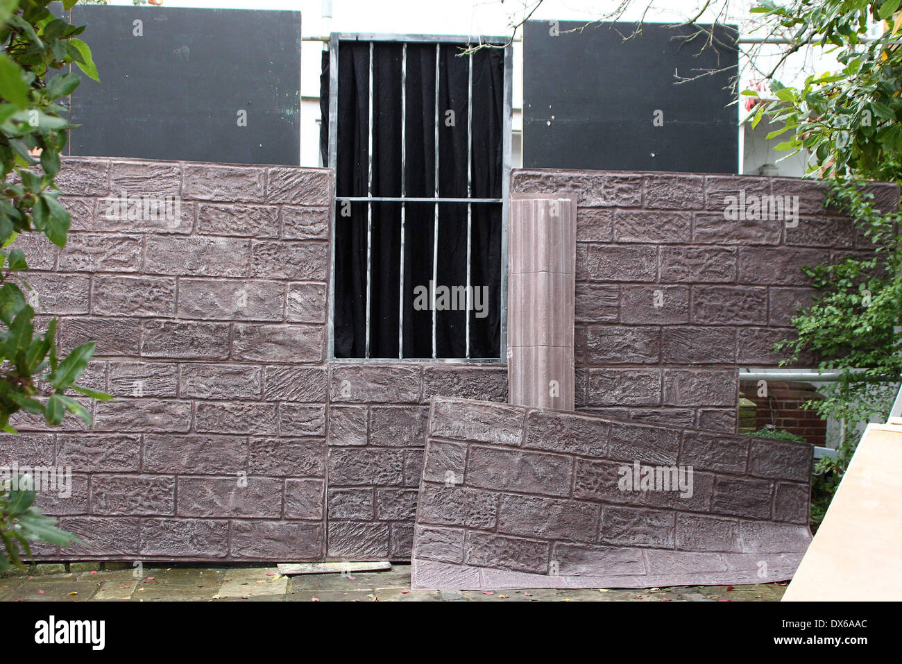 Jonathan Ross' house Preparations are underway at Jonathan Ross' house ...