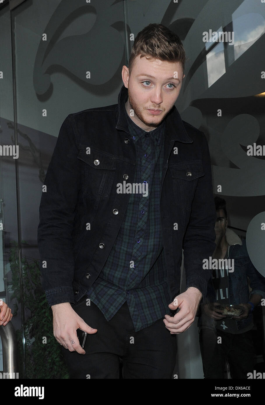 X Factor contestant James Arthur leaving a dance studio. London ...