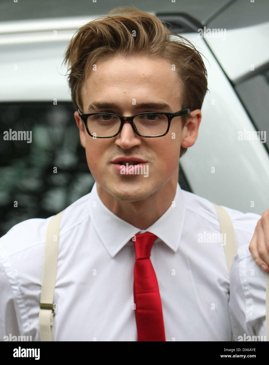 Tom Fletcher of McFly at the ITV studios London, England - 31.10.12 ...