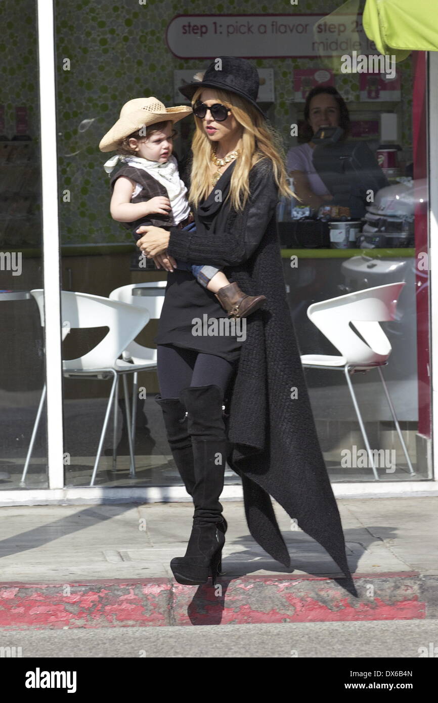 Rachel Zoe and her son, Skylar dressed up for halloween whilst out and ...