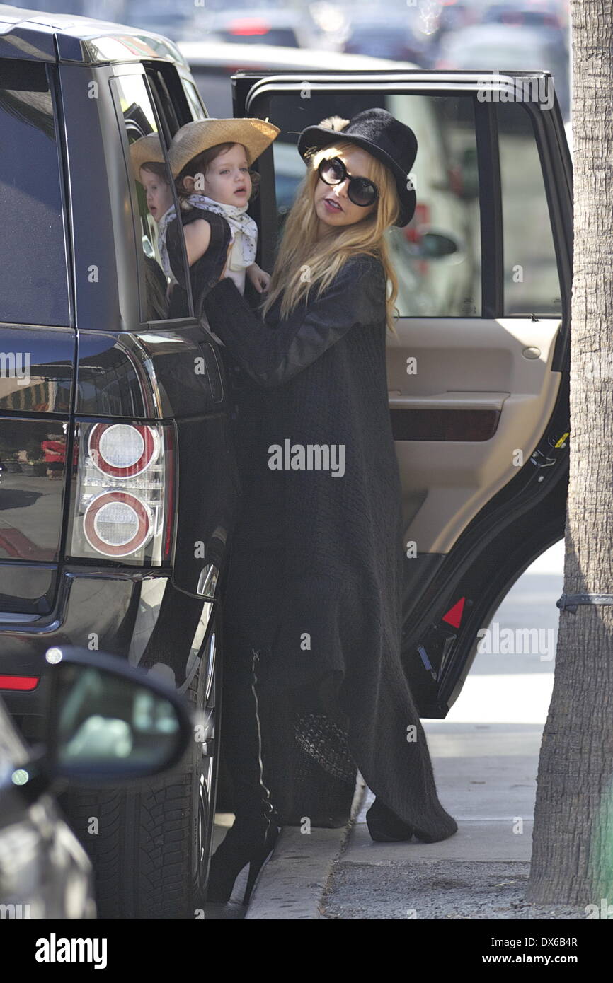 Rachel Zoe and her son, Skylar dressed up for halloween whilst out and ...
