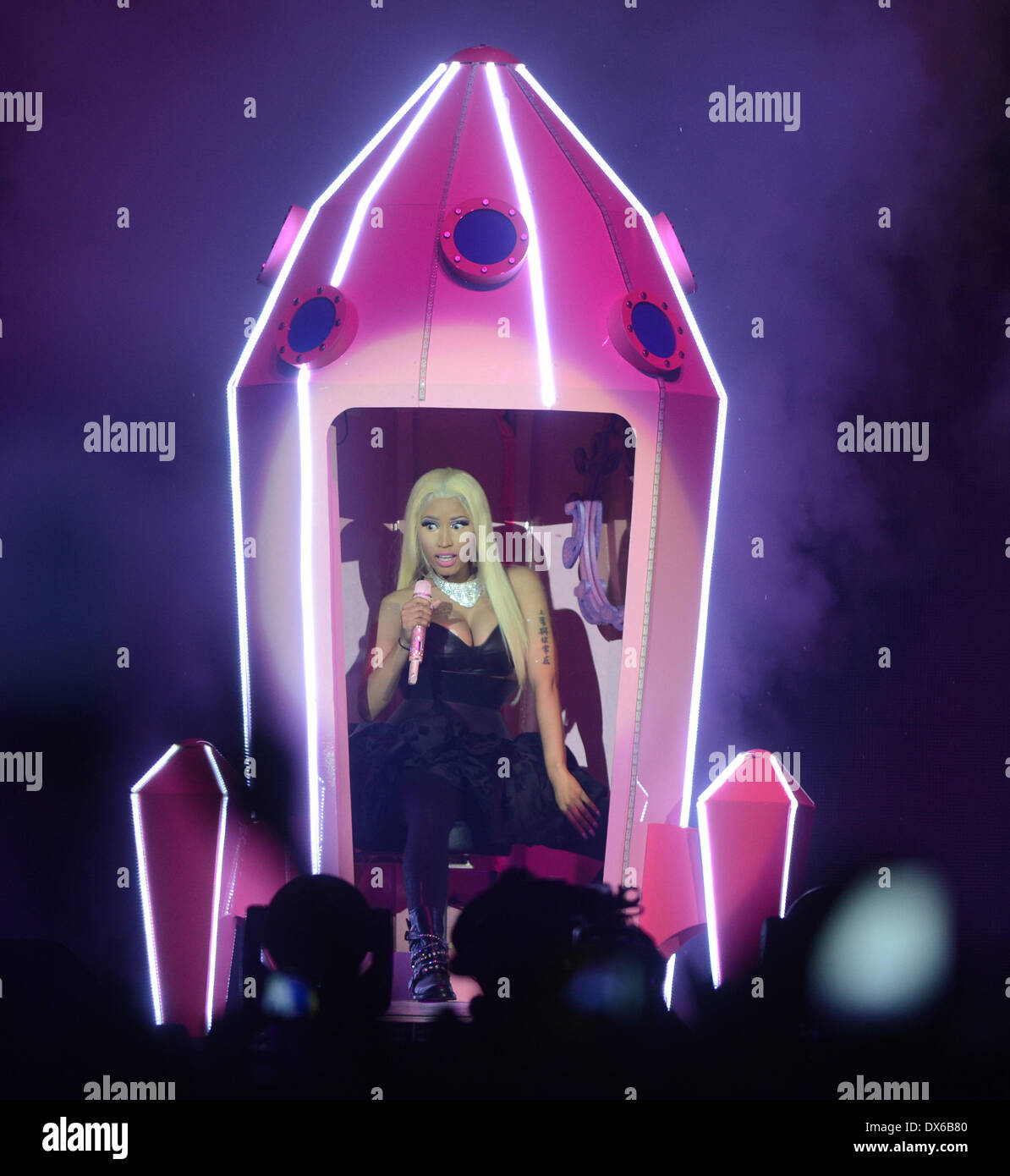 Nicki Minaj performs live at the O2 Arena London, England - 30.10.12 ...