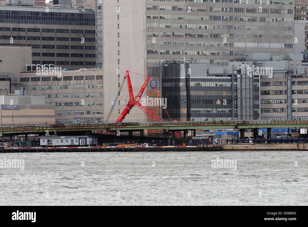 Crews working on the FDR drive in Manhattan after Hurricane Sandy Where ...