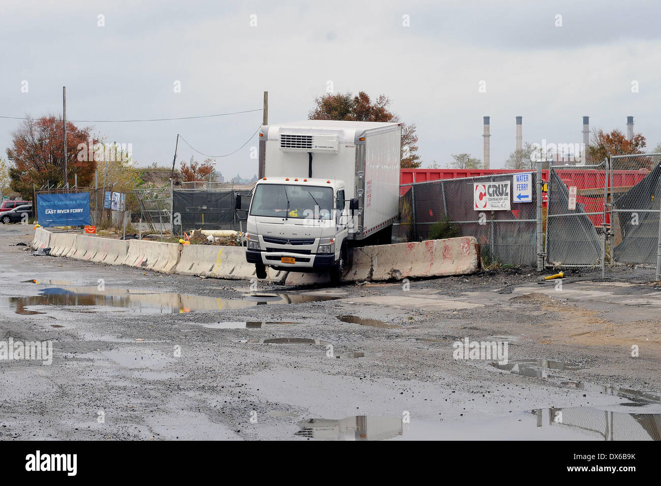 Storm damnage in Manhattan after Hurricane Sandy Featuring: Storm ...
