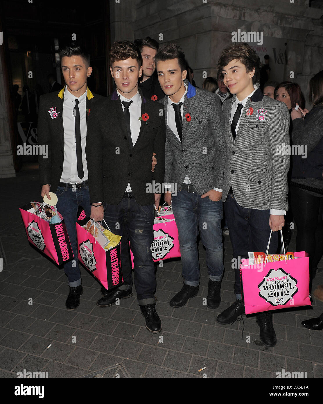 X Factor contestants Jamie Hamblett, Jaymi Hensley, Josh Cuthbert and ...